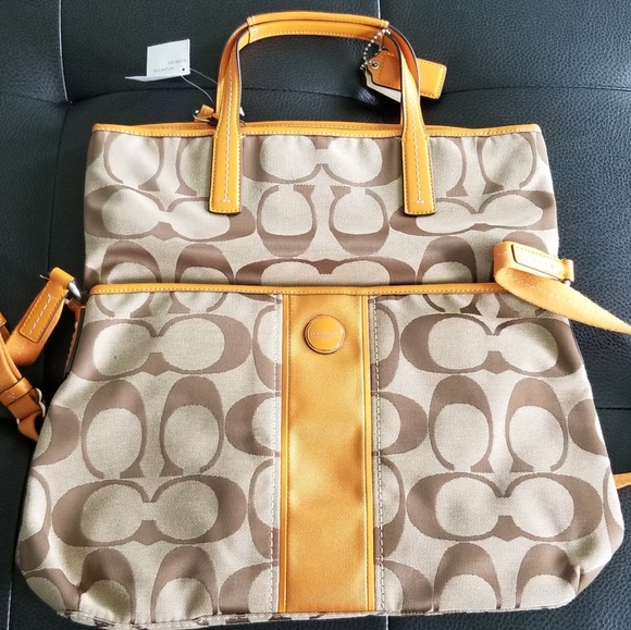Coach | Bags | Coach Signature Crossbody Convertible Bag | Poshmark